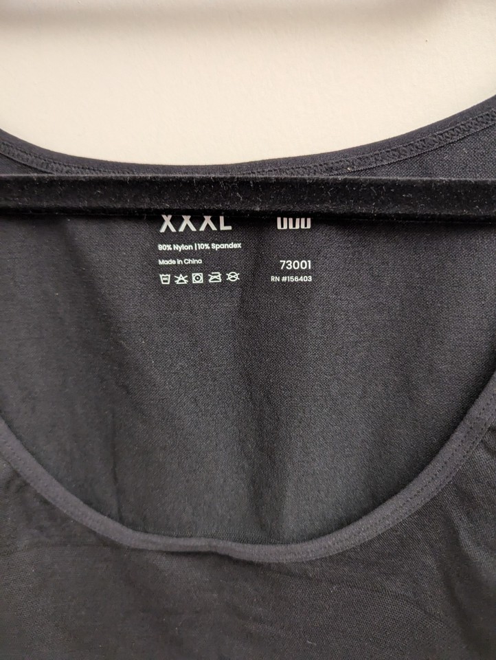 Empetua by shapermint Women's Size 3XL Black Round Neck Control Tank ...