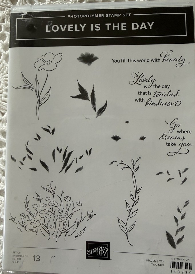 LOVELY IS THE DAY stamp set & LOVELY LEAVES Dies Stampin Up | eBay