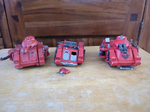 Warhammer 40k Space Marines Blood Angels BaaL Predator Rhino Tanks ...