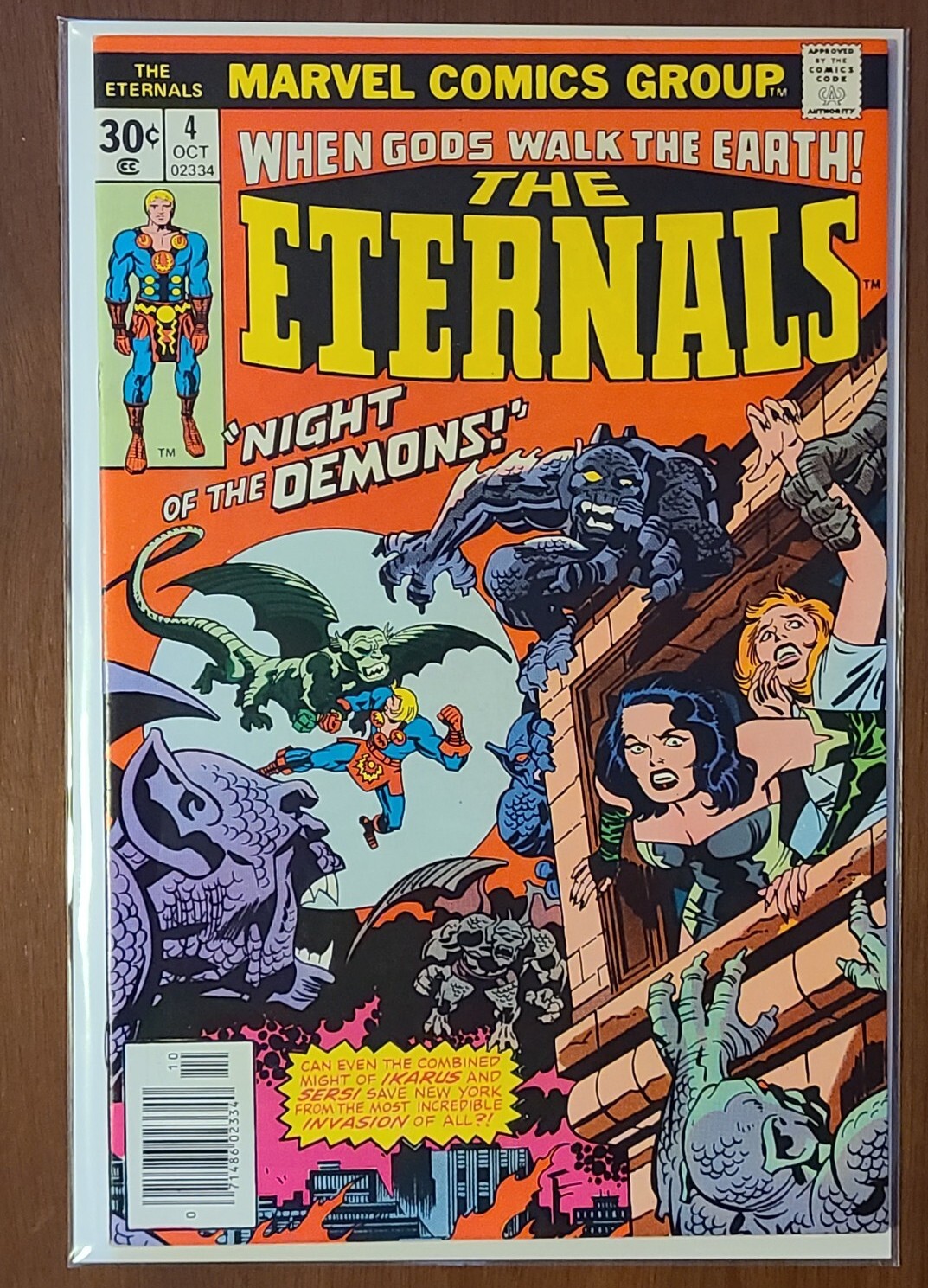 THE ETERNALS #4 - 1st GAMMENON THE GATHERER ~ Marvel Comics Key 1st ...