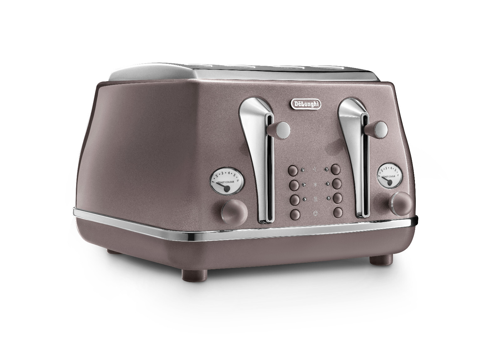 De'Longhi Toaster Icona Metallics 4 slice Metallic Pink CTOT4003.PK ...