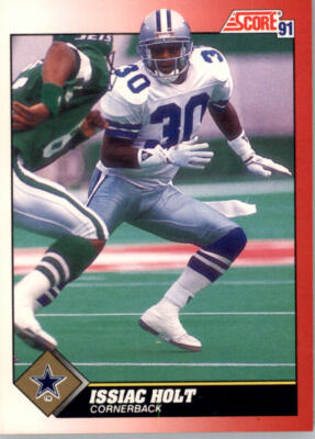 1991 Score #117 Issiac Holt Dallas Cowboys | eBay