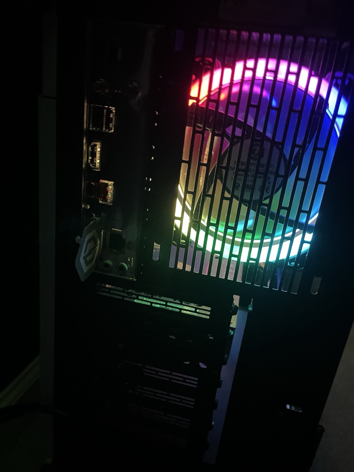 White & Black Cyberpower PC model C series + Cyberpower KeyBoard ...