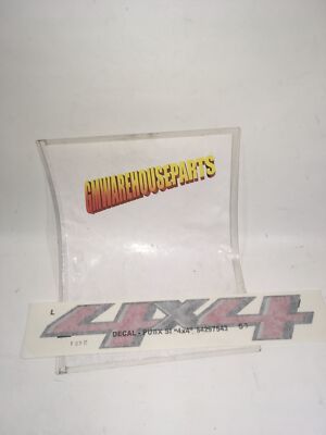2018-2019 SILVERADO RED "4X4" BED DECAL STICKER NEW GM # 84297543 | eBay
