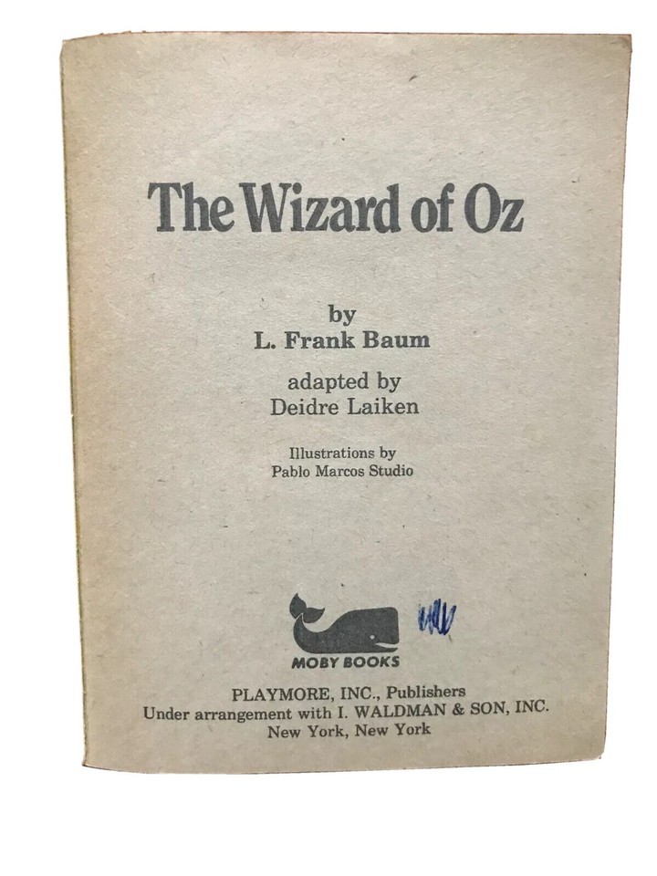 L. Frank Baum Illustrated Classic Editions Book The Wizard Of Oz ...