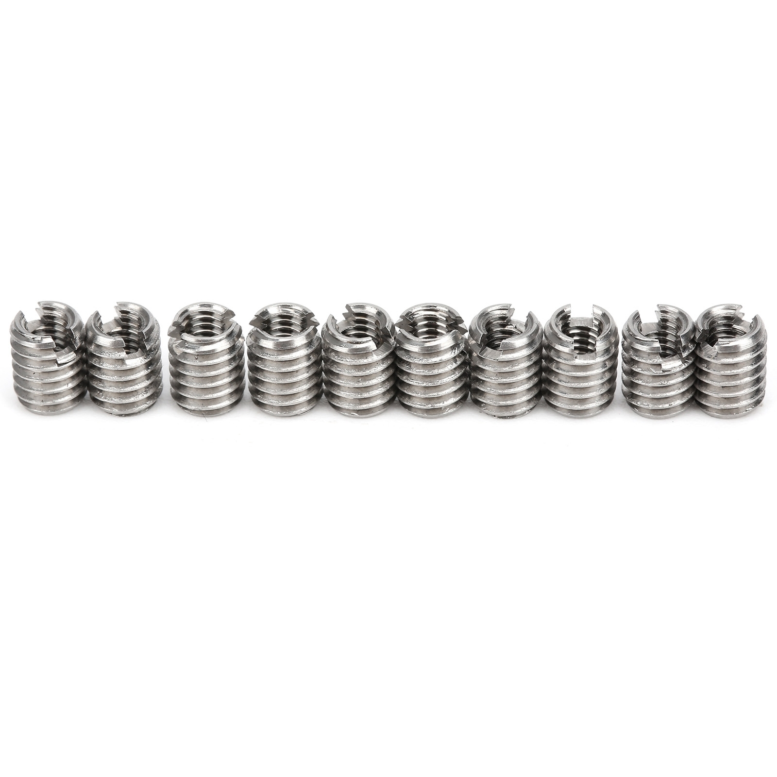 10x Repair Nut Insert Reducing Socket Stainless Steel Slotted Thread ...