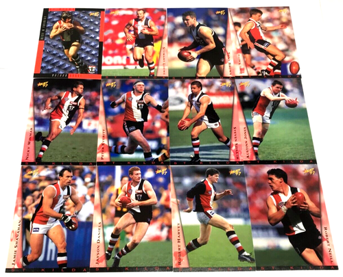 1997 SELECT AFL ULTIMATE TRADING CARD FULL BASE CARD TEAM SET-ST. KILDA ...