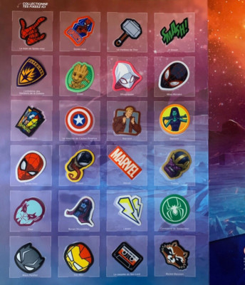 24 Fixeez Marvel au choix pour l'album Leclerc Défie Tes héros (2023 ...