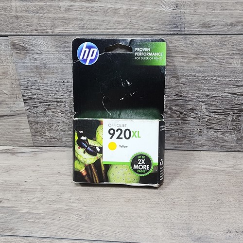 HP 920 XL Yellow Ink Cartridge 920XL Office Jet Sealed Printer Ink ...