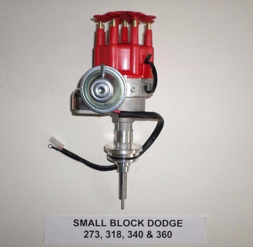 DODGE Small Block 273-318-340-360 Red SMALL CAP HEI Distributor Ready ...