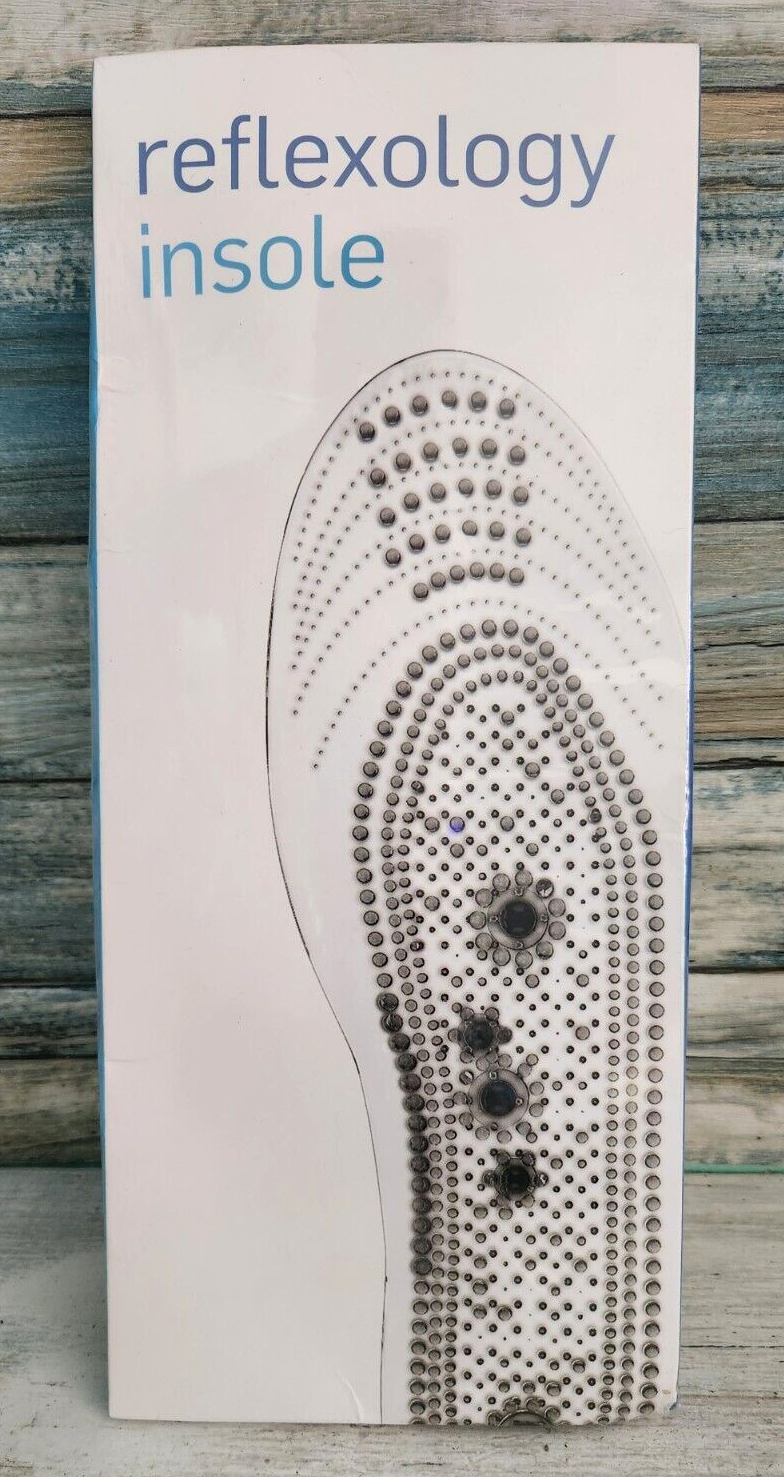 Reflexology Insole 1 Pair - Easy Cut - To-Fit New Sealed | eBay