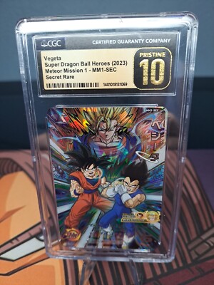 CGC Pristine 10 Vegeta MM1-SEC SDBH Son Goku Vegito | eBay