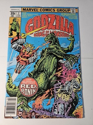 Godzilla #7, 1st Red Ronin, Marvel, 1978 | eBay