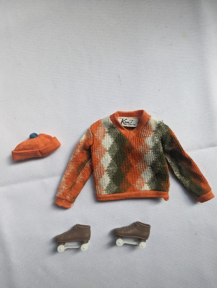 Original Vintage Ken (Barbie) #1405 Roller Skate Date 1964 - complete ...