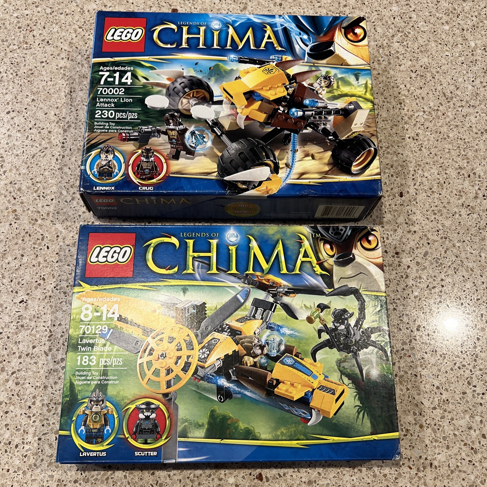 LEGO LEGENDS OF CHIMA: Lennox' Lion Attack AND Lavertus’Twin Blade ...
