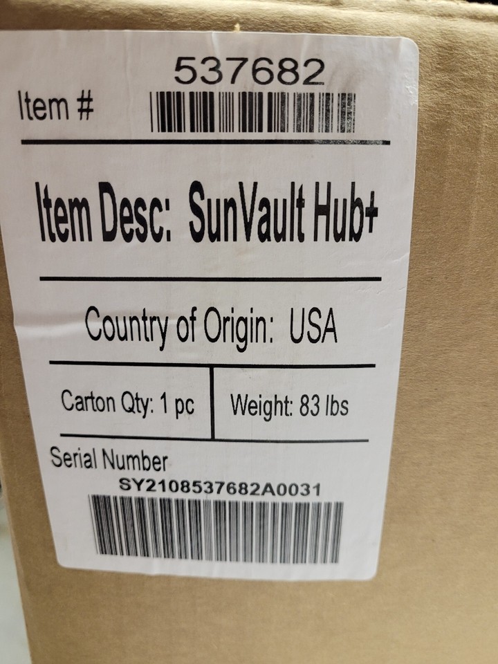 SUNPOWER SUNVAULT HUB+ PVS6, PV SUPERVISOR 6 | eBay