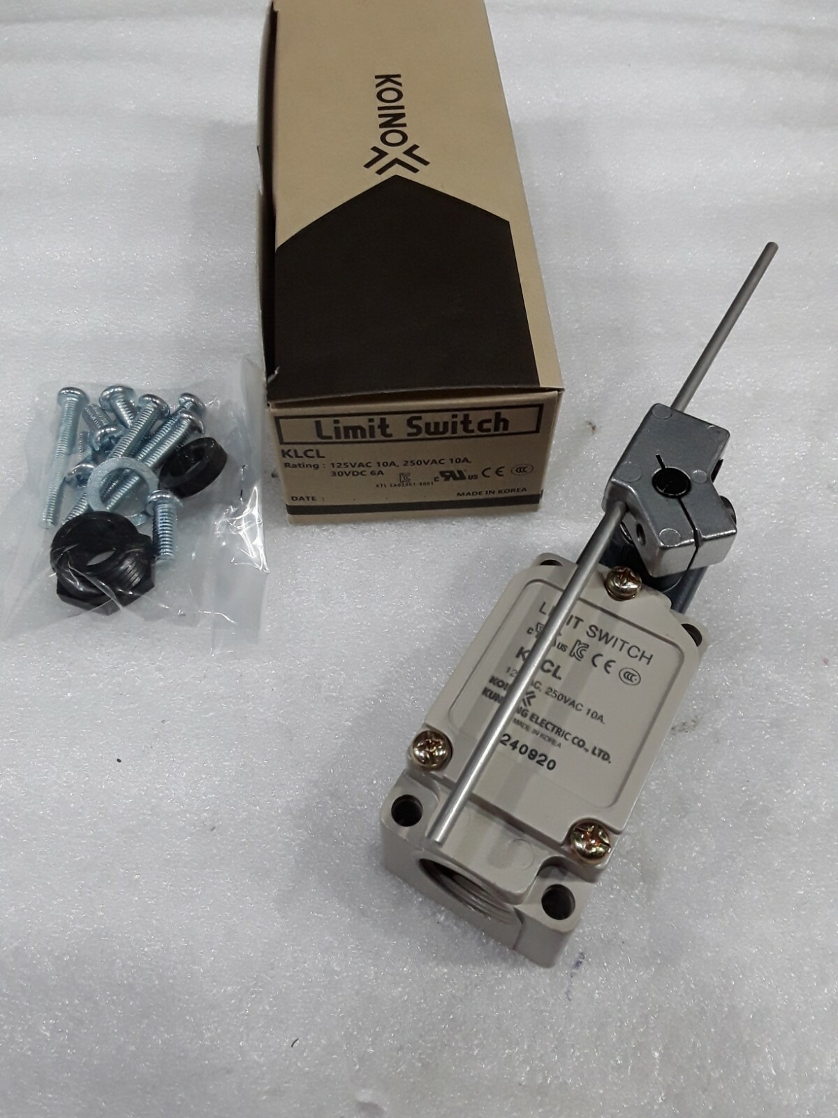 KLCL KOINO LIMIT SWITCH 125VAC 10AMP 250VAC 6A 30VDC 6A NEW | eBay