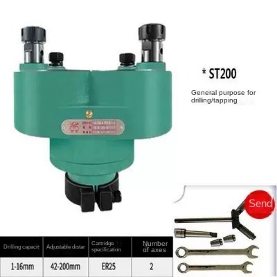 ST Type Adjustable Two-spindle Multi-head Drill Multi-spindle Drill ...