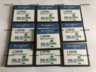10PCS SiliconDrive CF 128mb CF CARD | eBay