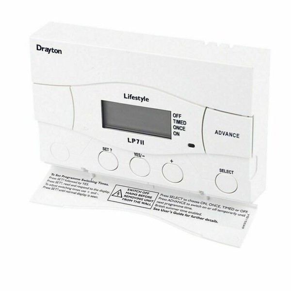 Drayton LP711 Lifestyle Time Control - White for sale online | eBay