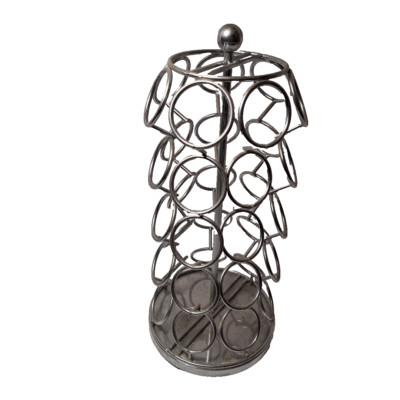 Keurig K-Cup Spinning Pod Holder Carousel Metal Silver Chrome 121609 | eBay