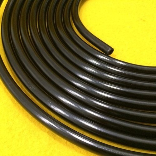 5AN 5/16" x 7.6m Aluminium Fuel line Hard tube 25' Black 8mm Proflow ...