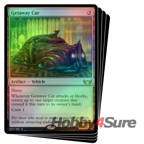Foil Getaway Car X4 M/NM Magic: The Gathering MTG Streets Of New ...