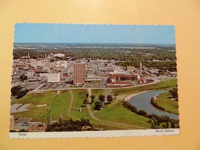Fargo North Dakota vintage postcard aerial view | eBay