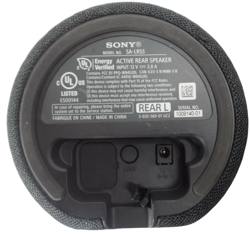 Sony SA-RS5 Wireless Rear Speakers (pair) - Free Shipping | eBay
