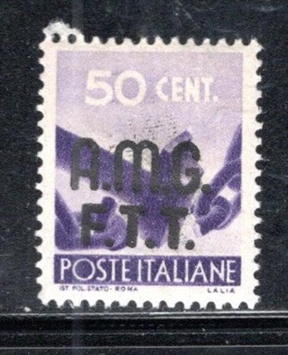 ITALY ITALIAN TRIESTE OVERPRINT AMG FTT STAMPS MINT HINGED LOT 1016AR ...