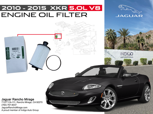 2010-2015 JAGUAR XK-R Genuine Factory OEM Engine Oil Filter C2D3670 | eBay