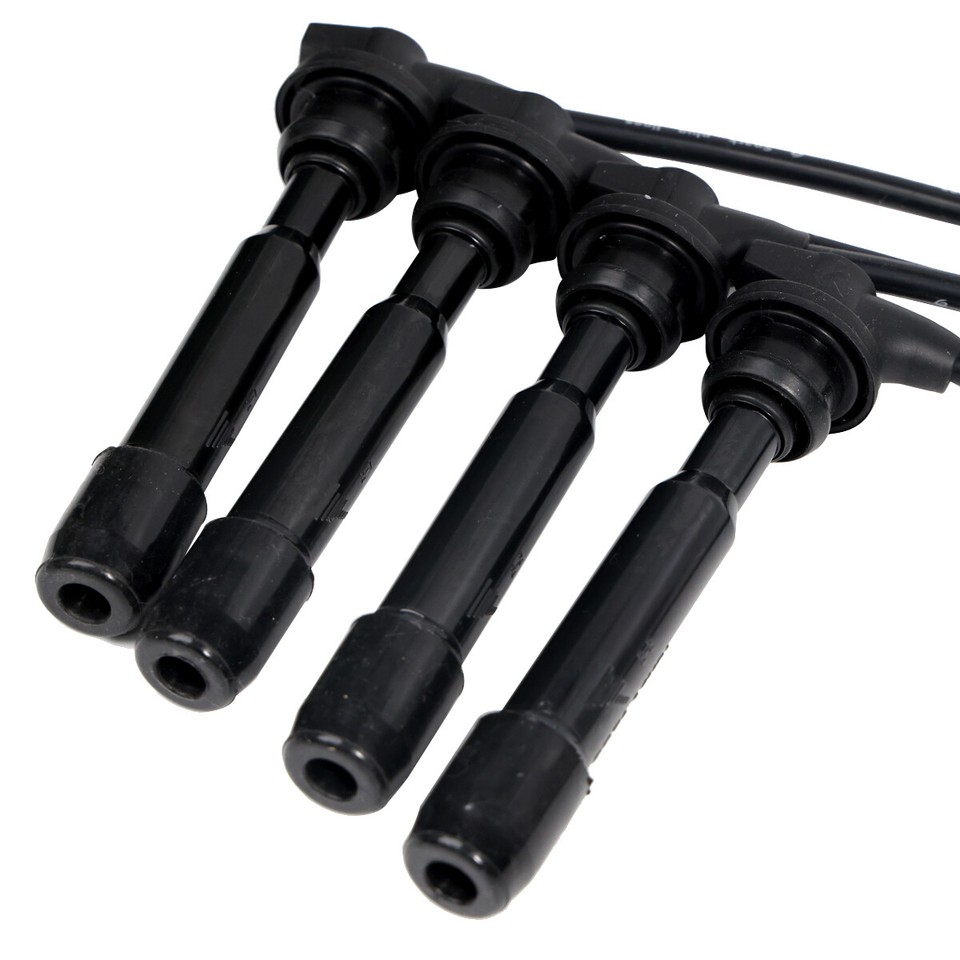 UF419 Ignition Coil +4 Spark Plug + Wire for Hyundai Elantra Kia Soul ...