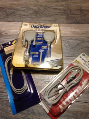 SVGA monitor cable extender 6', PS 2 Cable extender & IEEE-1284 printer ...