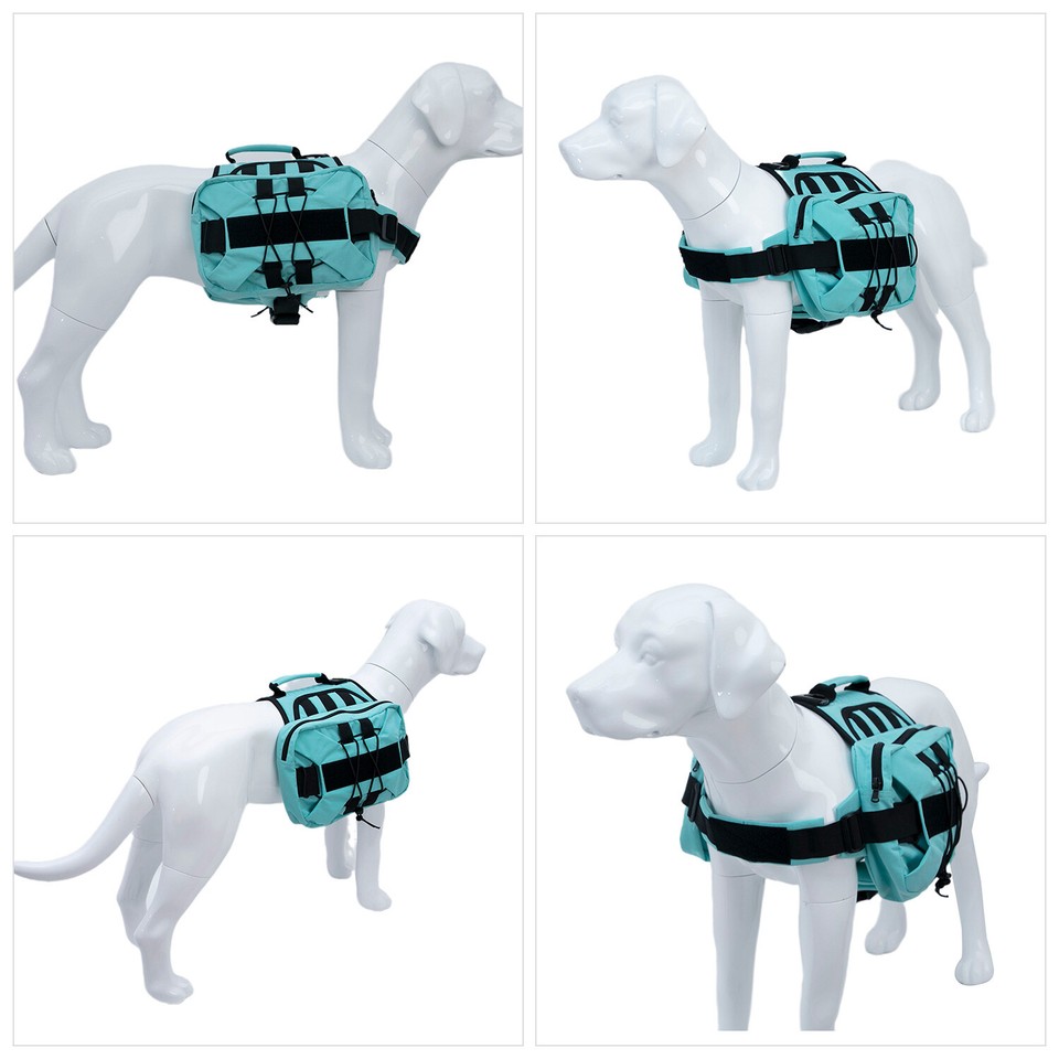 Large Dog Backpack, Adjustable Tactical Dog Pack for Hiking Travel ...