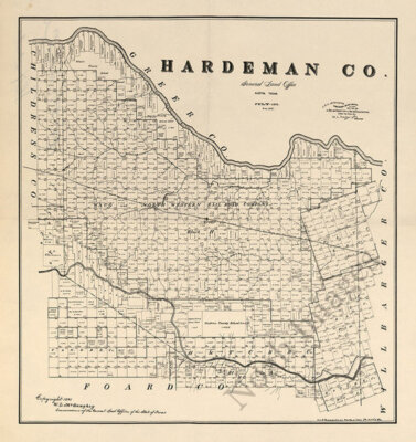 Land lot map of Hardeman County Texas 16x16 | eBay