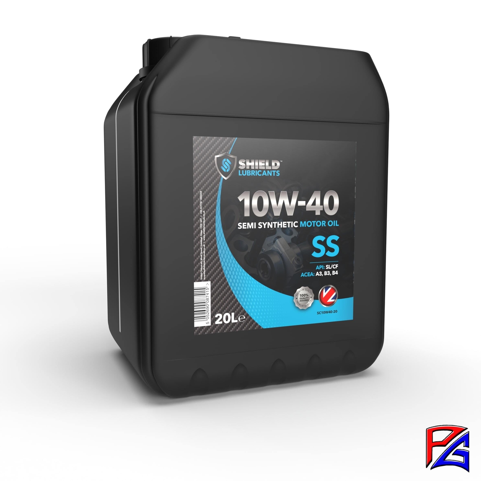 10W40 SEMI SYNTHETIC SHIELD ENGINE OIL - 1L, 5L, 20L, 200L, 1000L 10W ...