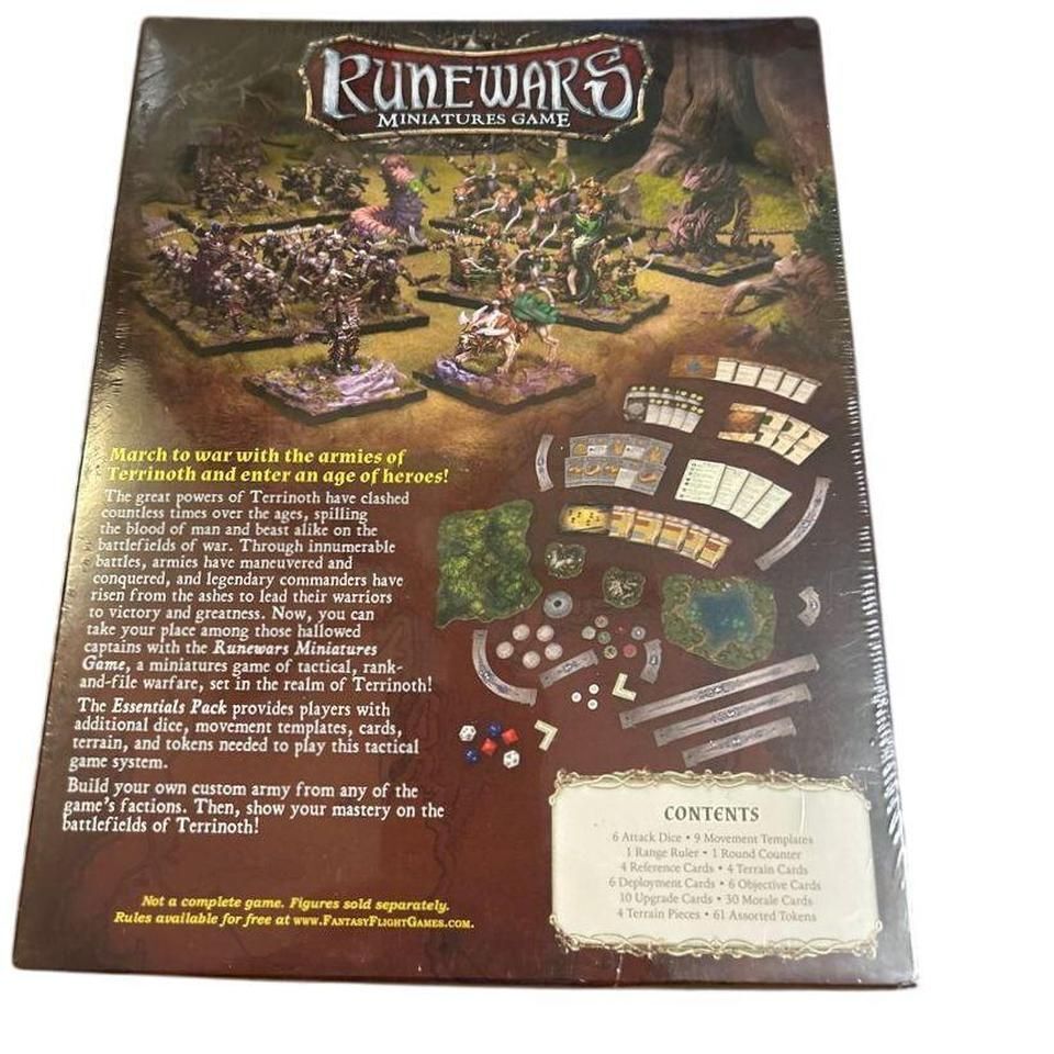 RUNEWARS MINIATURES GAME ESSENTIALS PACK FANTASY FLIGHT GAME NEW SEALED ...