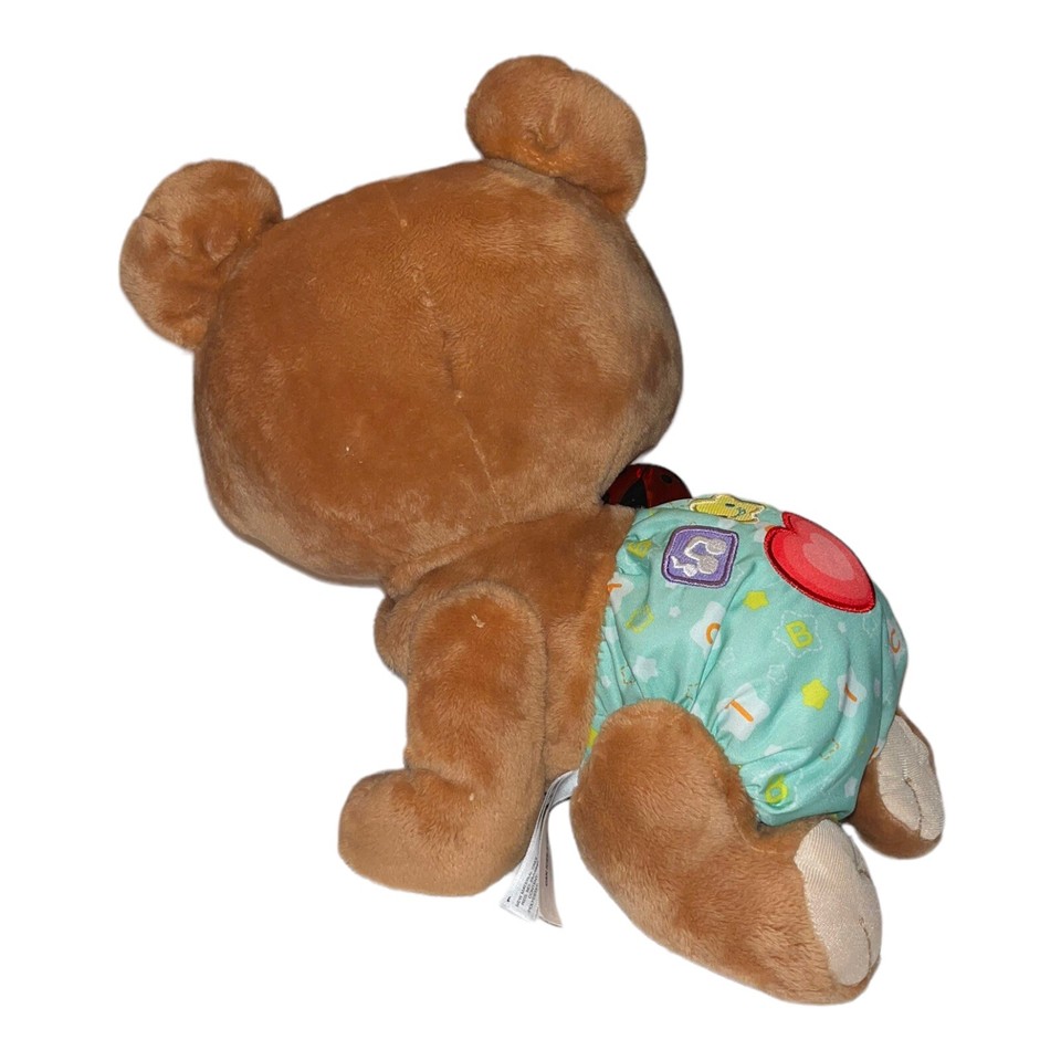 Vtech Explore and Crawl Learning Cub Bear Light up Ladybug Music Plush ...