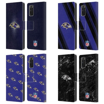 OFFICIAL NFL BALTIMORE RAVENS ARTWORK LEATHER BOOK CASE FOR SAMSUNG ...