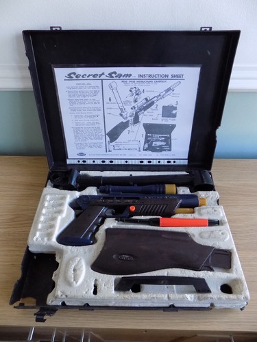 Vintage Secret Sam Spy Toy Set with Case 1970s Rare Collectible part ...