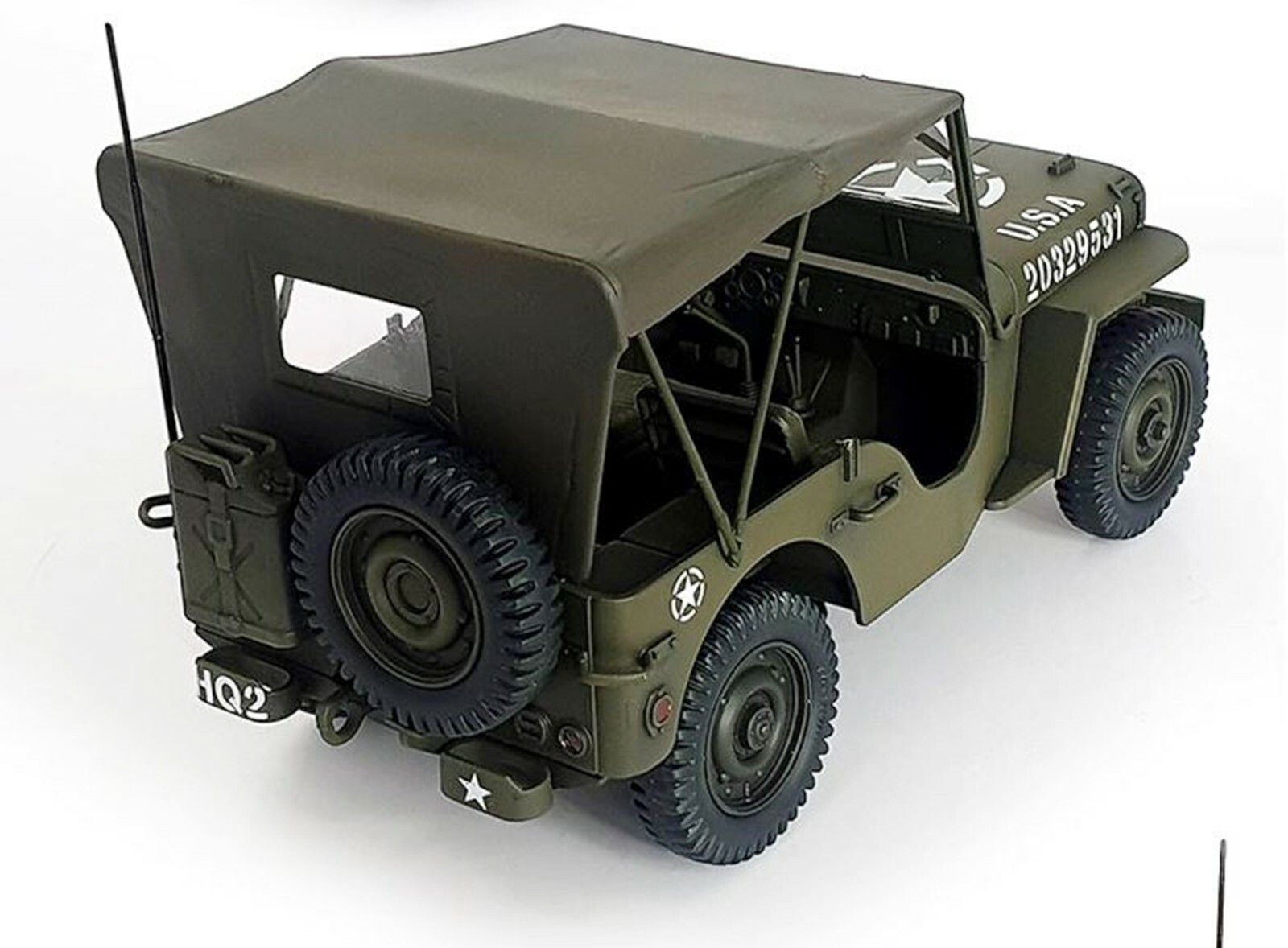 ACADEMY 1/24 U.S.Army 1/4 Ton 4x4 Utility Truck Plastic Model Kit ...