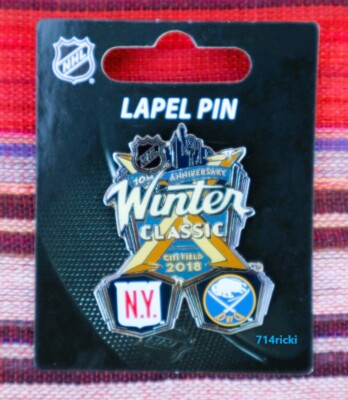 2018 Winter Classic Pin New York Rangers vs Buffalo Sabres Lapel ...