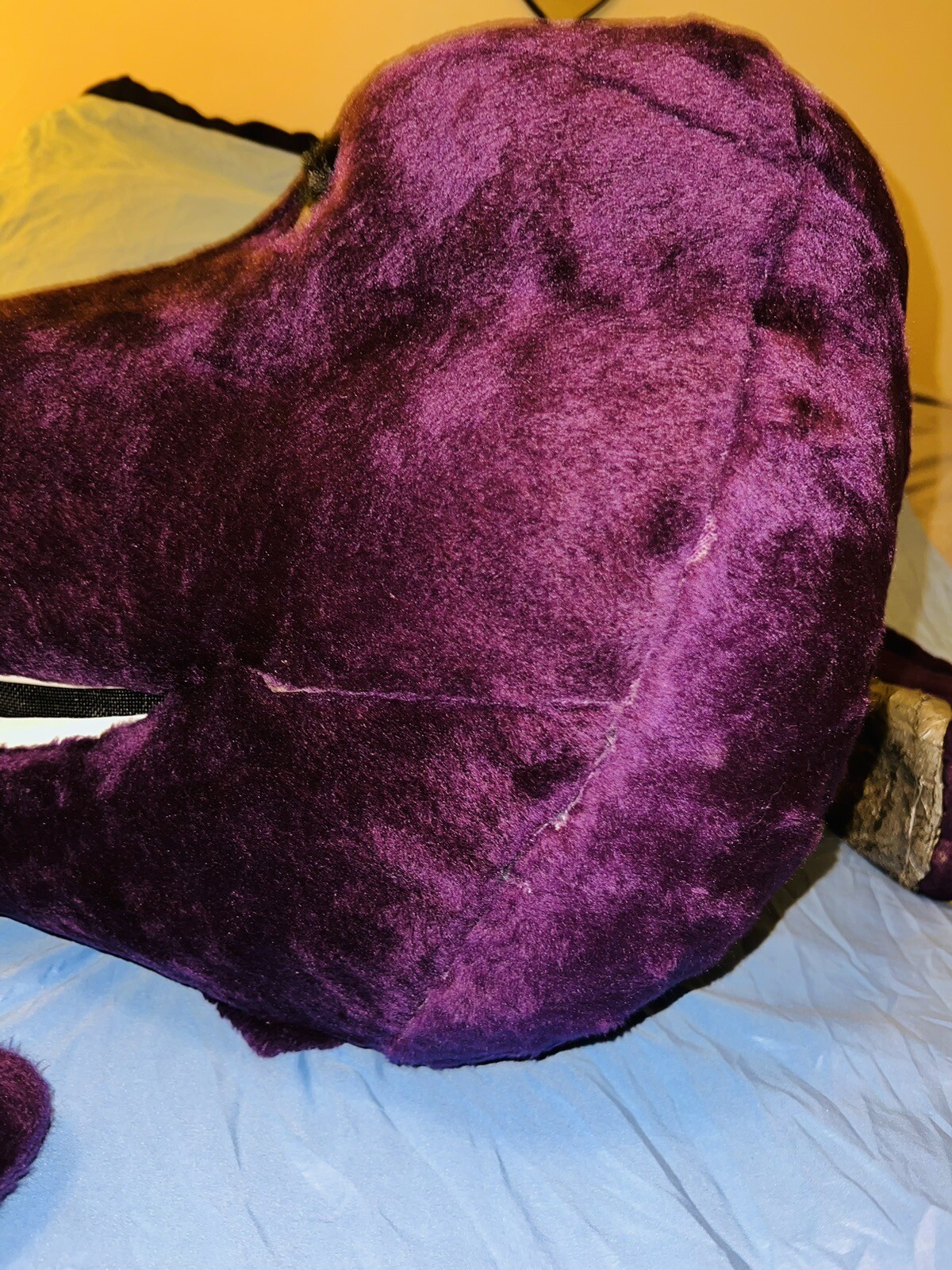 Vintage Barney Dinosaur Mascot Costume Full Suit 90s … - Gem