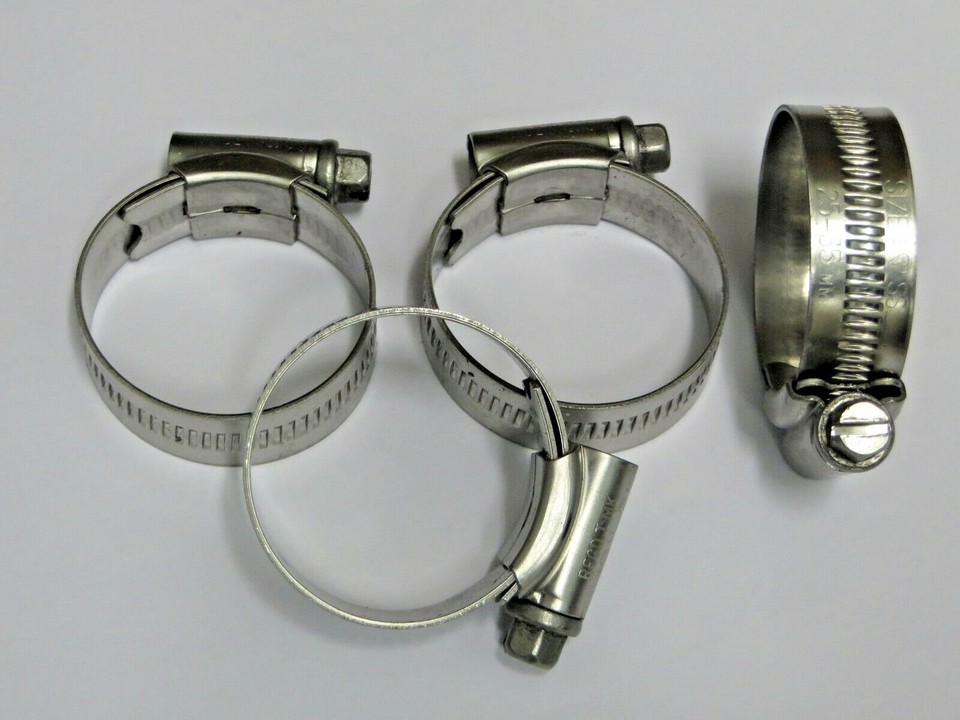 CLASSIC AUSTIN ROVER MINI COOLANT TOP BOTTOM HOSE CLIPS STAINLESS MADE ...