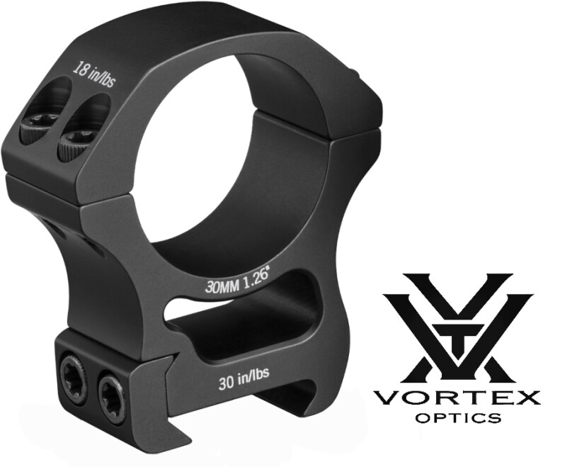VORTEX Pro Series 30MM Scope Rings HIGH Height Picatinny Weaver PR30-H ...