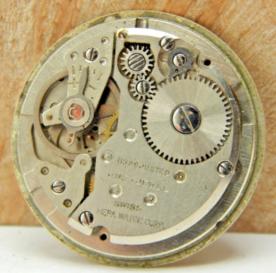 Vintage Cardiff De Luxe Mepa watch co mens wrist watch movement w/ dial ...