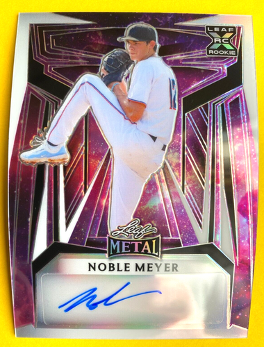 2023 Leaf Metal Prismatic Galaxy #NM1 Noble Meyer Autograph RC #1/1 | eBay