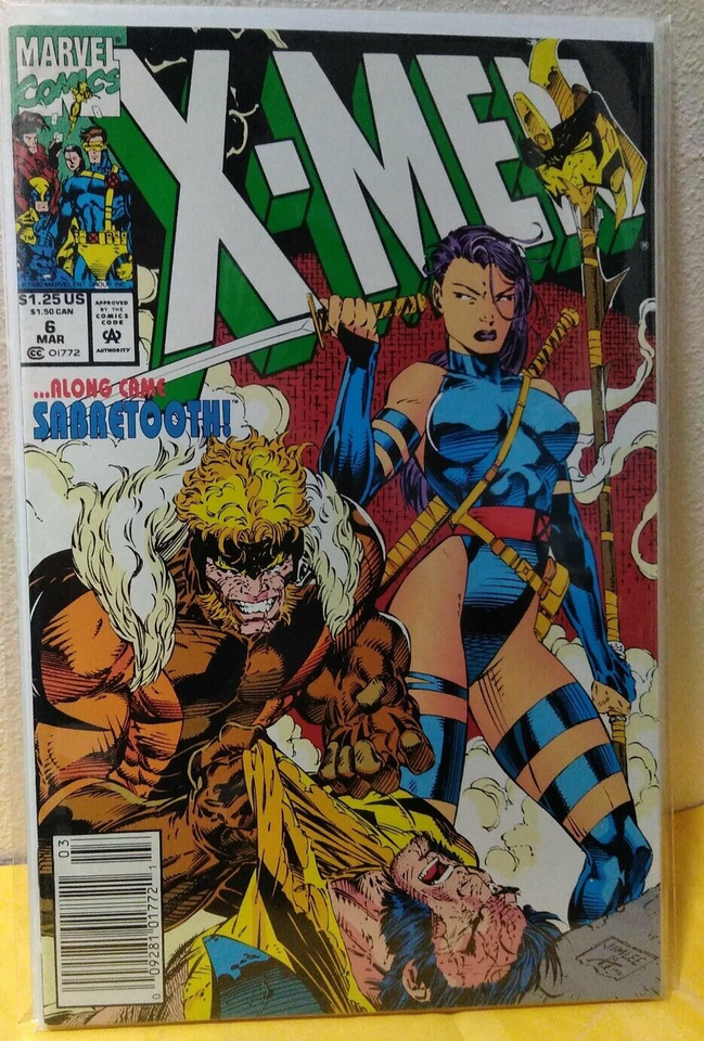 X-Men 6, 9, 1992 (First Appearance Of Birdie, Ghost Rider) Newsstands 8 ...