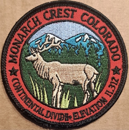 Monarch Crest Colorado Continental Divide embroidered Iron on patch | eBay