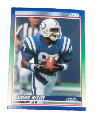 1990 SCORE CARD # 87 Andre Rison - Indianapolis Colts | eBay
